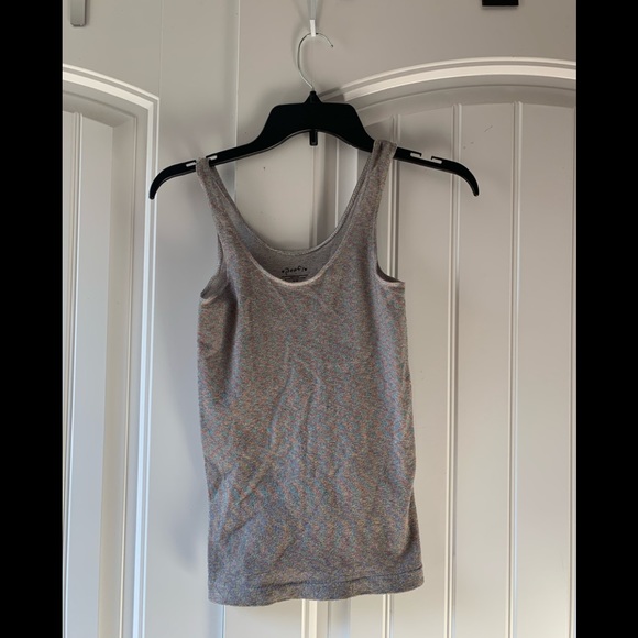 Poof! | Tops | Metallic Stretch Tank Dress Up Your Jeansshorts | Poshmark